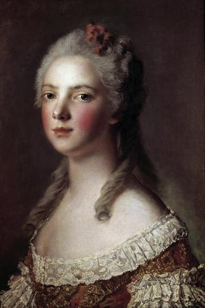 Portrait of Marie Adelaide of France known as Madame Adelaide by Jean ...