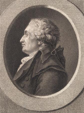 Portrait of Marie-Jean-Antoine-Nicolas De Caritat Condorcet Giclee ...