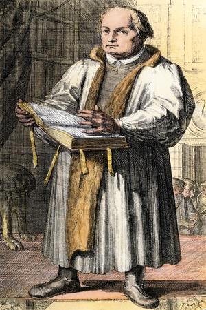 'Portrait of Martin Luther (1483-1546) German Religious Reformer Martin ...