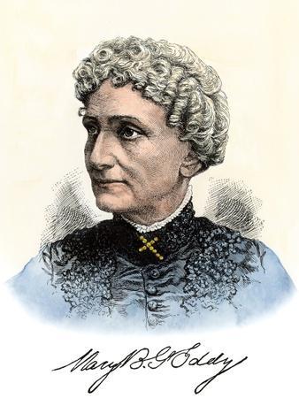 'Portrait of Mary Morse Baker, Better known as Mary Baker Eddy (1821-1910), Founder of Christian ...