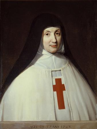 Portrait of Mother Angelique Arnauld, 1648, by Philippe De Champaigne ...