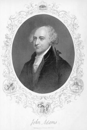 'Portrait of President John Adams after Gilbert Stuart' Giclee Print ...