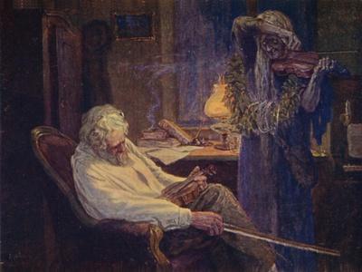 'Portrait of Professor Joseph Mandl Asleep in a Chair' Giclee Print ...