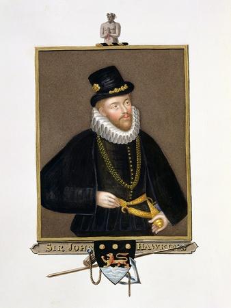 'Portrait of Sir John Hawkins (1532-95) from "Memoirs of the Court of ...