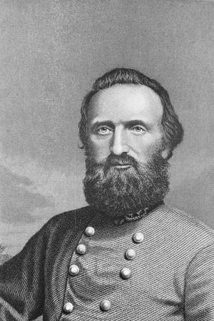 'Portrait of Thomas Jonathan Jackson' Giclee Print | Art.com