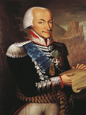 'Portrait of Victor Emmanuel I of Sardinia' Giclee Print | Art.com
