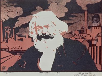 Poster Depicting Karl Marx Giclee Print | Art.com