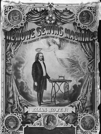 Poster for Elias Howe's Sewing Machine Giclee Print | Art.com