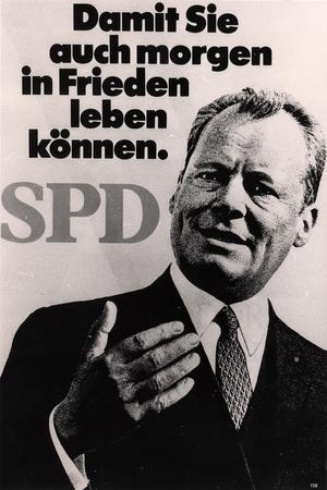 'Poster for the German Social Democratic Party, 1969' Giclee Print ...