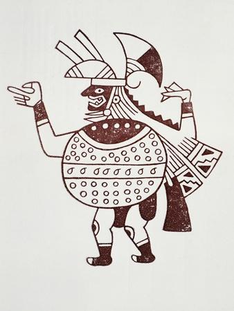 Inca Warrior Drawing