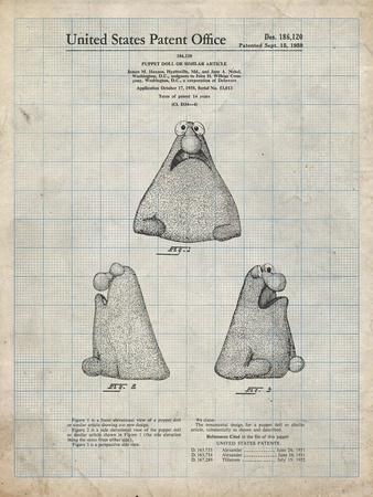 'PP75-Antique Grid Parchment Wilkins Coffee (Wontkins) Muppet Patent ...