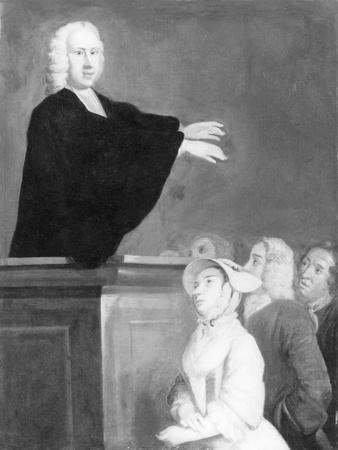 'Preacher Blessing Congregation' Giclee Print | Art.com