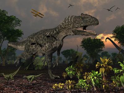 'Prehistoric Dinosaurs Roam Freely Where Time Stands Still ...