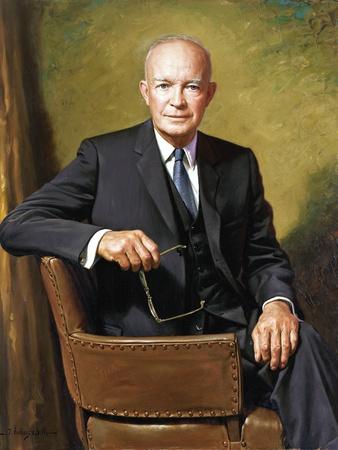 'President Dwight D. Eisenhower' Giclee Print - James Anthony Wills ...