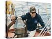 'President Kennedy Sailing Aboard US Coast Guard Yacht 'Manitou', Rhode ...