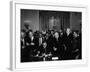 'President Lyndon Johnson, Watched by Martin Luther King, Jr. Signing ...