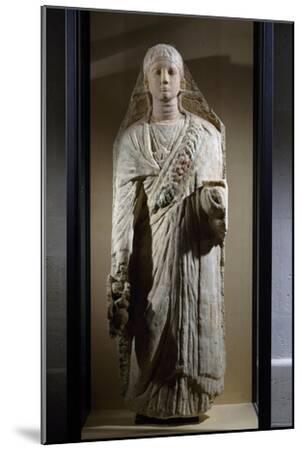 Priestess of Isis, Painted Limestone Funerary Statue, Roman Empire, 3rd ...