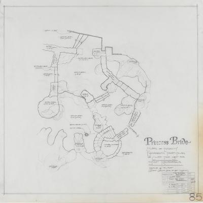 'Princess Bride the Movie: Cliff Top Illustration' Art Print | Art.com