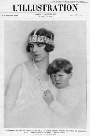 Princess Helen of Greece with Prince Michael of Romania Photographic ...