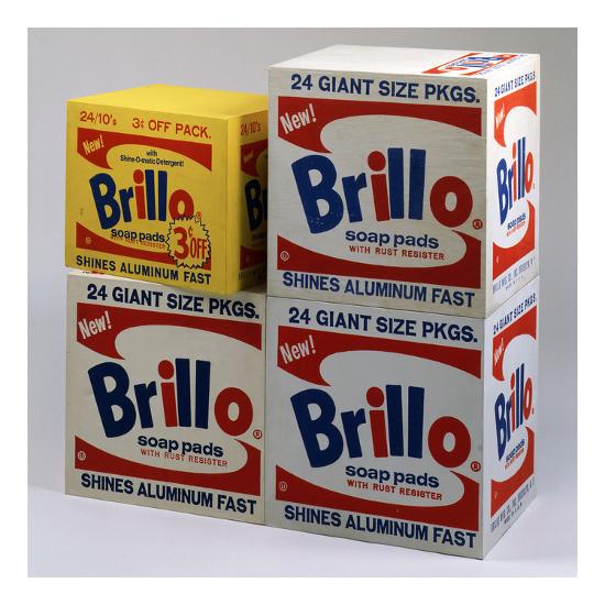 Brillo Boxes, 1963-1964 Art Print by Andy Warhol at Art.com