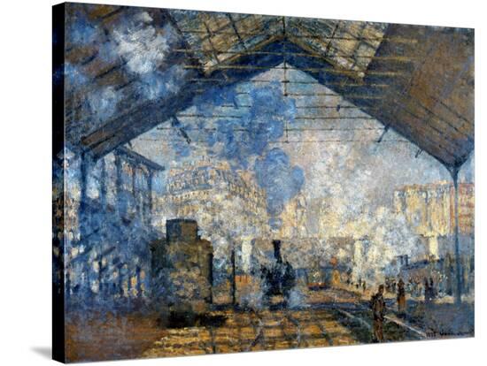Monet: Gare St-Lazare, 1877 Giclee Print by Claude Monet at Art.com