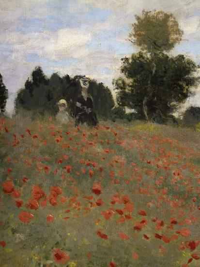 Poppy Field at Argenteuil, c.1873 Giclee Print by Claude Monet at Art.com