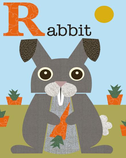 Rabbit Art Print by Jenn Ski at Art.com