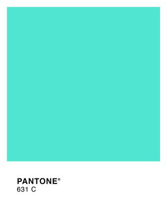 Pantone Color 631 C Art Print by Pantone at Art.com