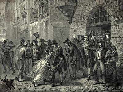 'Prisoners Liberated from the Bastille' Giclee Print | Art.com