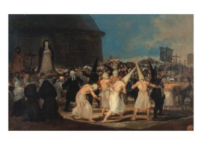 'Procession of Penitents' Giclee Print - Francisco de Goya | Art.com