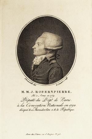 'Profile of Revolutionary Robespierre' Giclee Print | Art.com