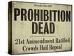 'Prohibition' Giclee Print | Art.com