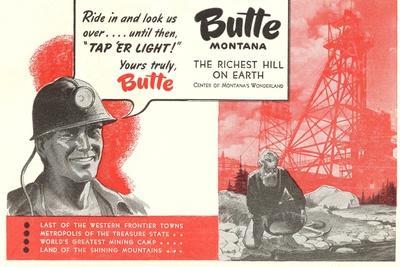 Promotion of Butte, Montana Art Print | Art.com