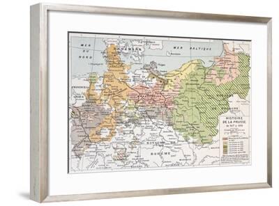 Prussia Historical Development Map Art Print by marzolino | Art.com