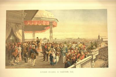 Public festivities following the coronation of Emperor Alexander III on ...