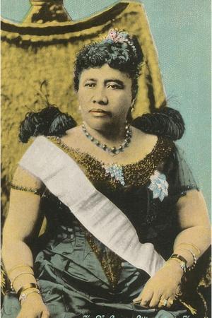 'Queen Liliukalani, Hawaii' Art Print | Art.com