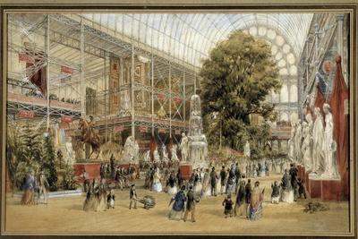 'Queen Victoria Visiting the Great Exhibition of 1851 at the Crystal ...