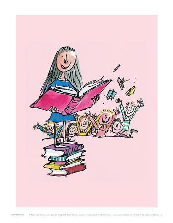 'Matilda' Art Print - Quentin Blake | Art.com