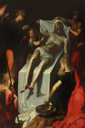 'The Entombment of Christ (Oil on Canvas)' Giclee Print - Quentin Varin ...