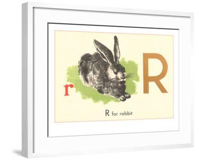 'R is for Rabbit' Art Print | Art.com