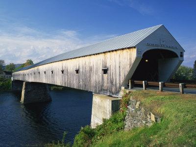 'Cornish-Windsor Bridge, the Longest Covered Bridge in the Usa, Vermont ...