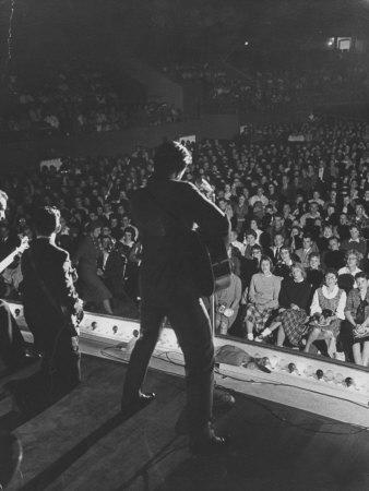 'Singer Ricky Nelson and Band During a Performance' Premium ...