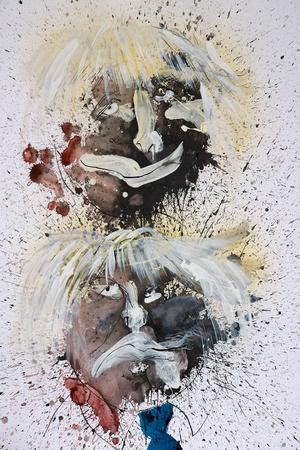 'British Politics 2010s, Boris Johnson x 2 (drawing)' Giclee Print ...