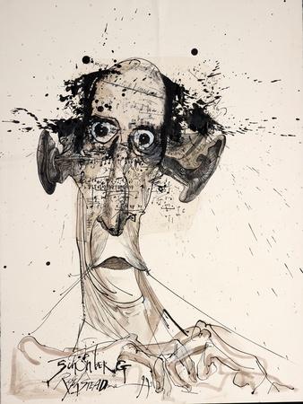 'Music, Schoenberg, 1999 (drawing)' Giclee Print - Ralph Steadman | Art.com
