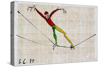 Picasso sketches 90, 1988 (drawing) Stretched Canvas Print - Ralph ...