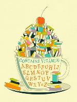 'Read' Art Print - Jazzberry Blue | Art.com