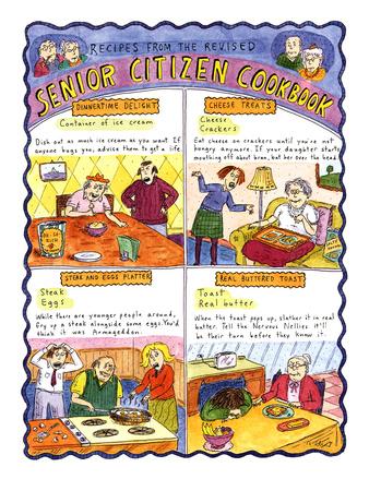 'RECIPES FROM THE REVISED SENIOR CITIZEN COOKBOOK - New Yorker Cartoon ...