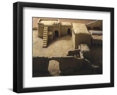 Reconstruction of Houses from Ancient Village of Aiun, Iraq Framed ...