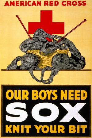 'Red Cross Poster, C1917' Giclee Print | Art.com