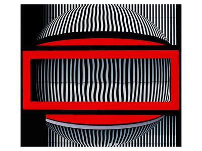 Red Frame with Attitude Art Print | Art.com